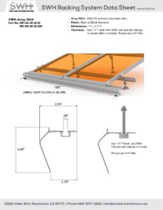 Solar Warehouse SWH-Array Skirt